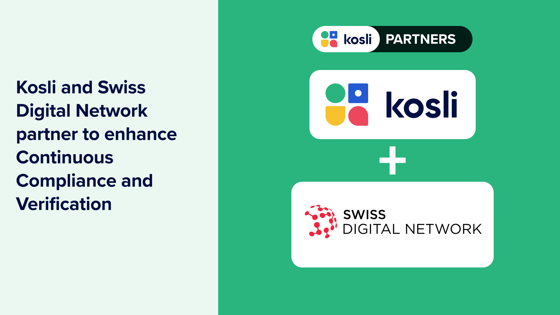 Kosli and Swiss Digital Network partner to enhance Continuous ...